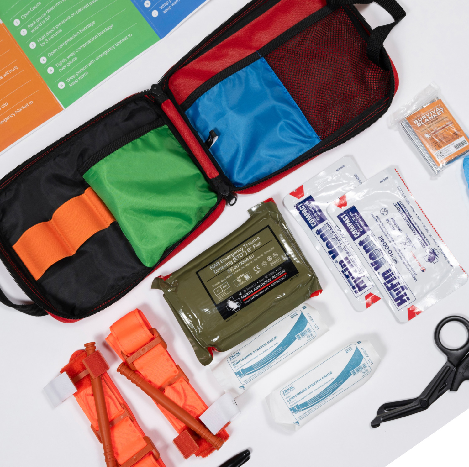Rescue in Color | Bleeding Control Kits & First Aid